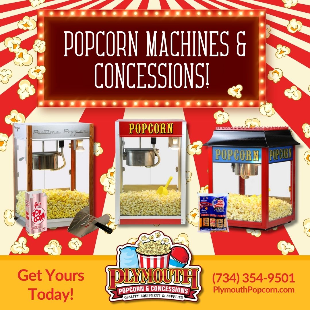 The Perfect Popcorn Machines for Every Occasion - Plymouth Popcorn ...